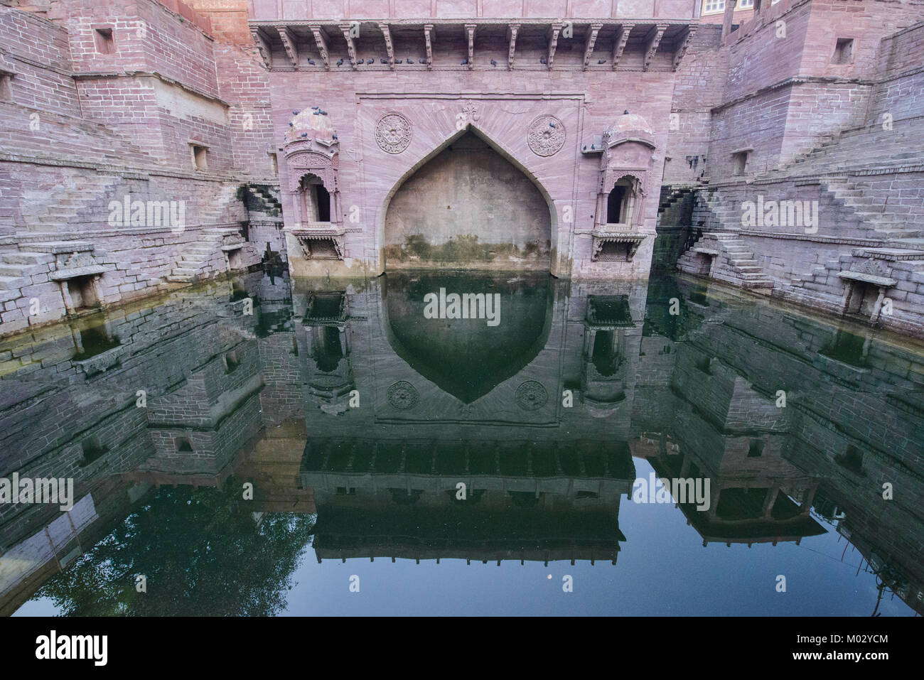 The Tunwarji Ka Jhalara (Toor ji ka Jhalra) stepwell, Jodhpur, India ...