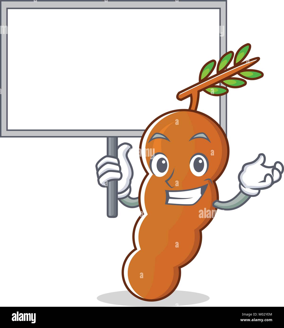 Bring board tamarind character cartoon style Stock Vector Image & Art ...