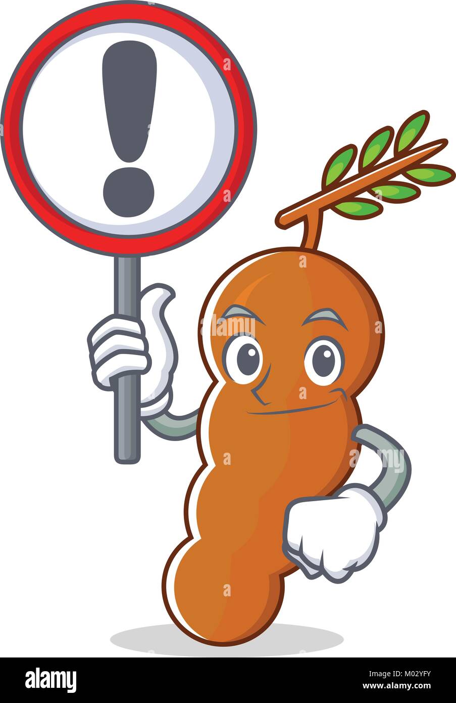 With sign tamarind character cartoon style Stock Vector Image & Art - Alamy