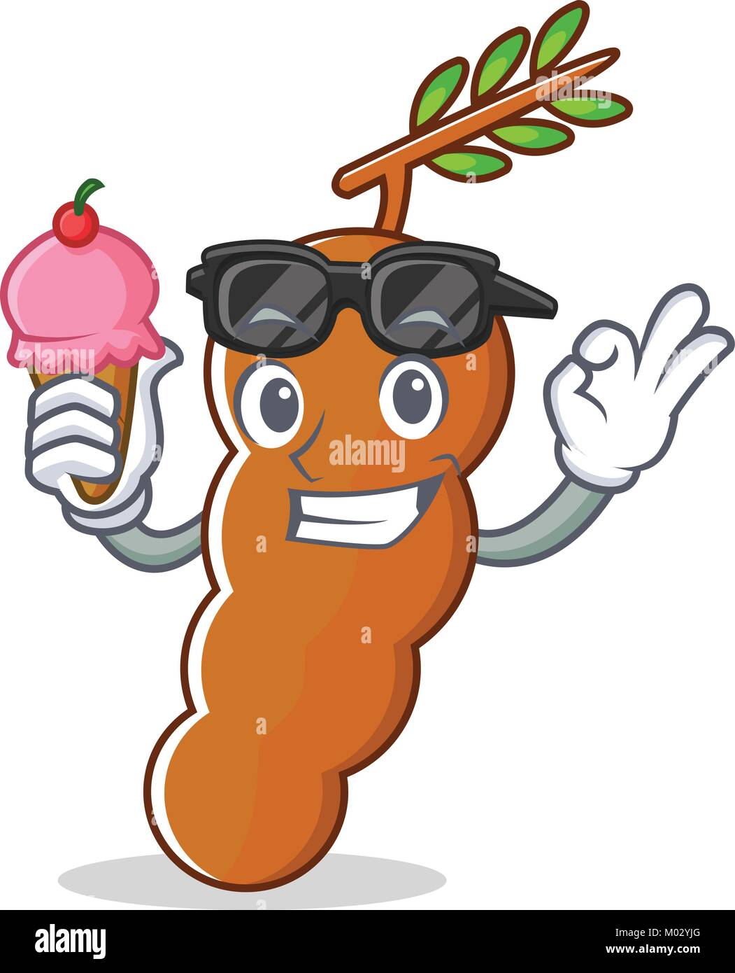 Beach tamarind Stock Vector Images - Alamy