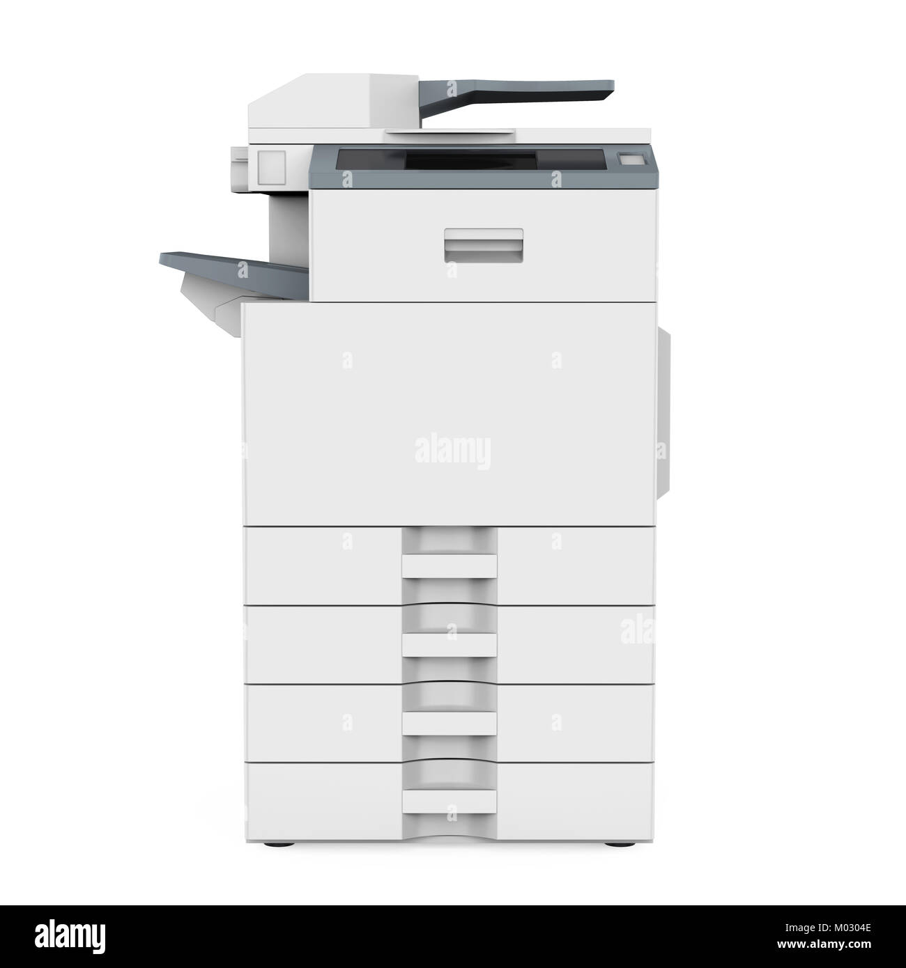 Office Multifunction Printer Isolated Stock Photo - Alamy