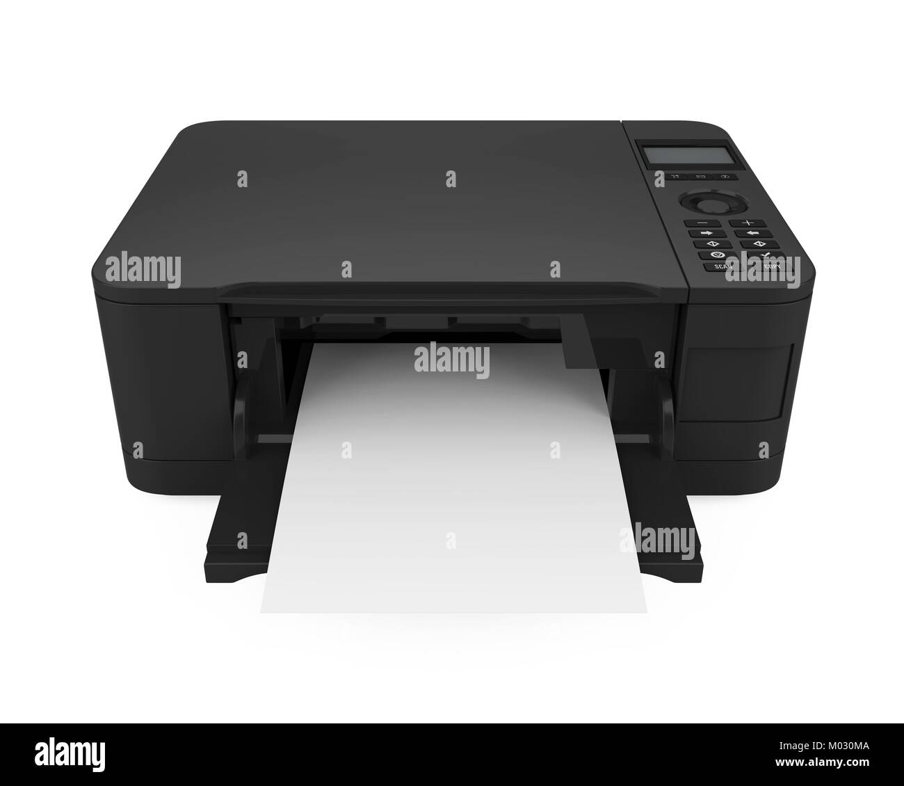 Laser Printer Isolated Stock Photo - Alamy