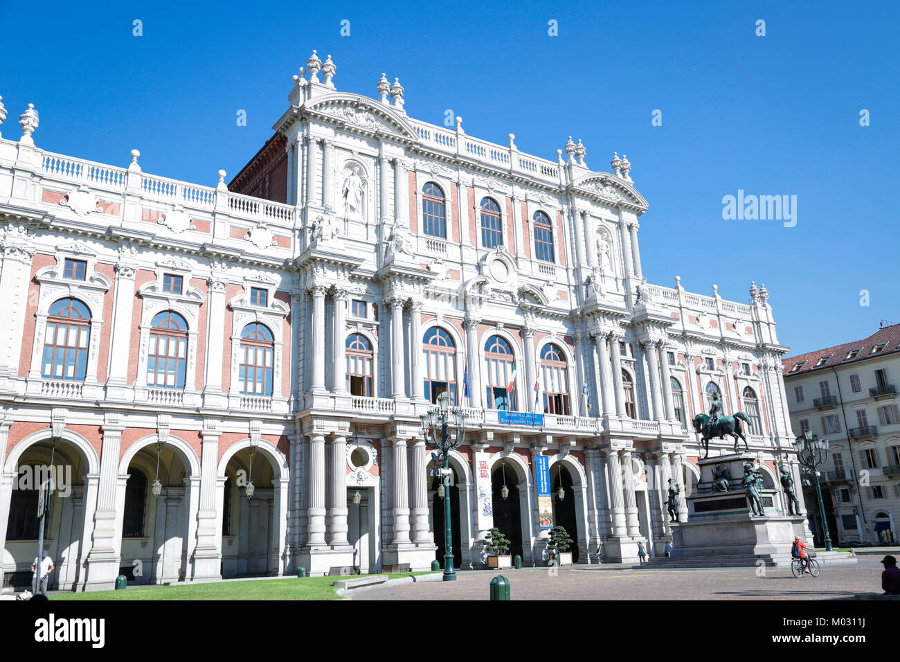 Turin, Italy: Biblioteca Nazionale and Museum of Risorgimento italiano ...