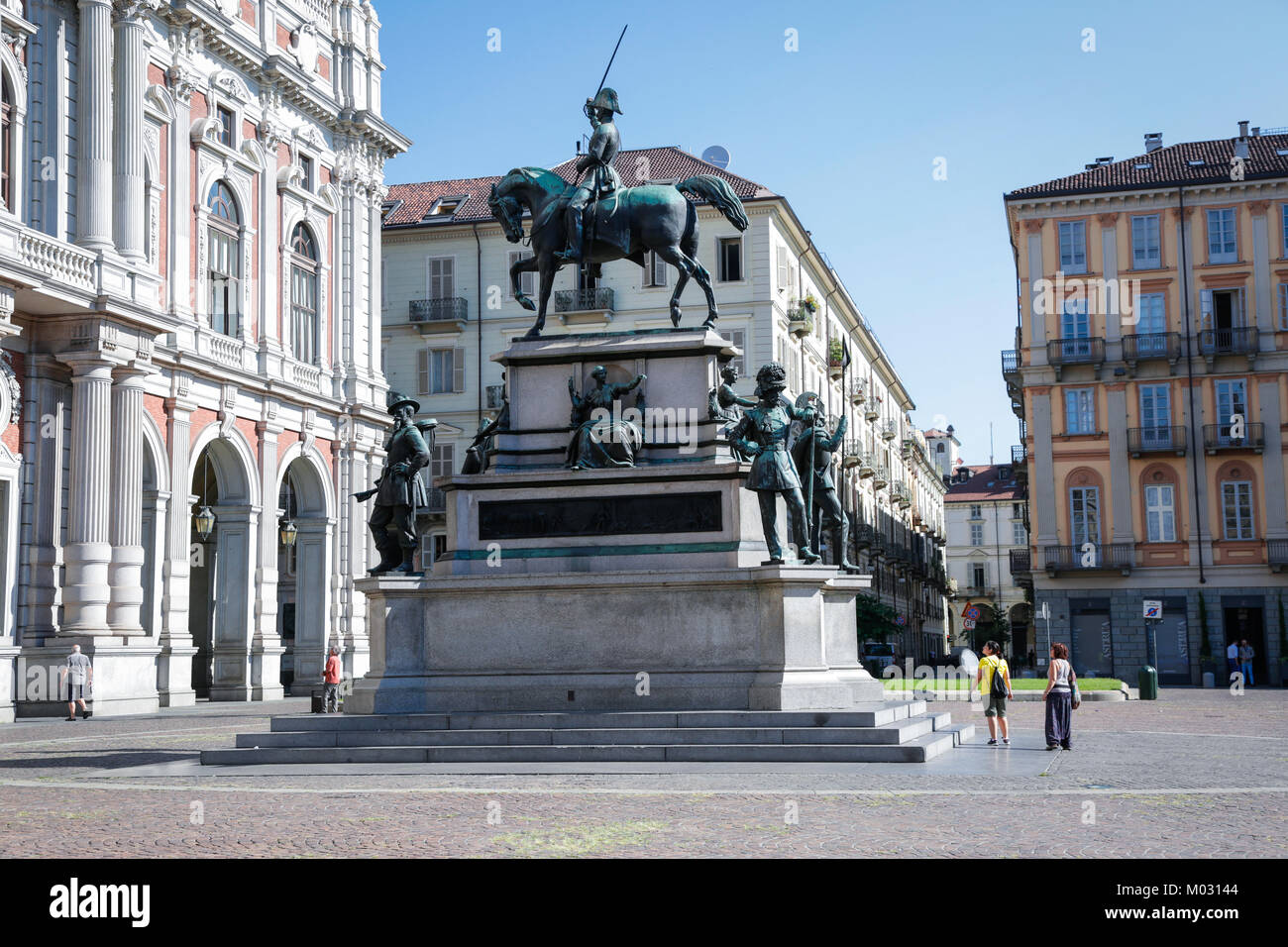 Turin, Italy: Biblioteca Nazionale and Museum of Risorgimento italiano ...