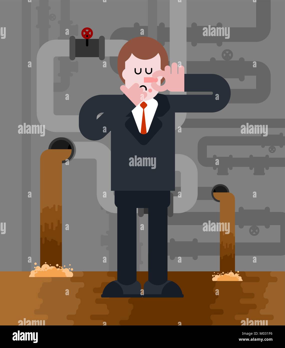 Bad smell Stock Vector Images - Alamy