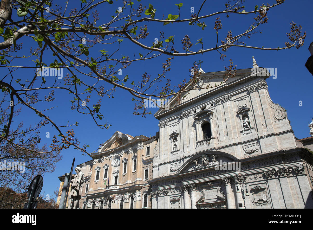 Rome, Italy. Church of Santa Maria in Vallicella (also known as Chiesa ...