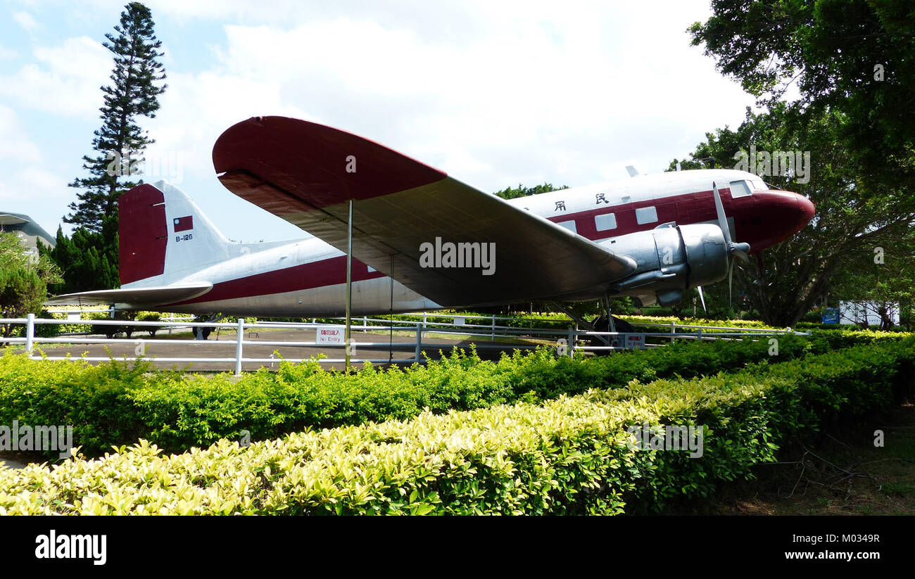 This image shows a right-side view of the CAA B-126, a historic ...
