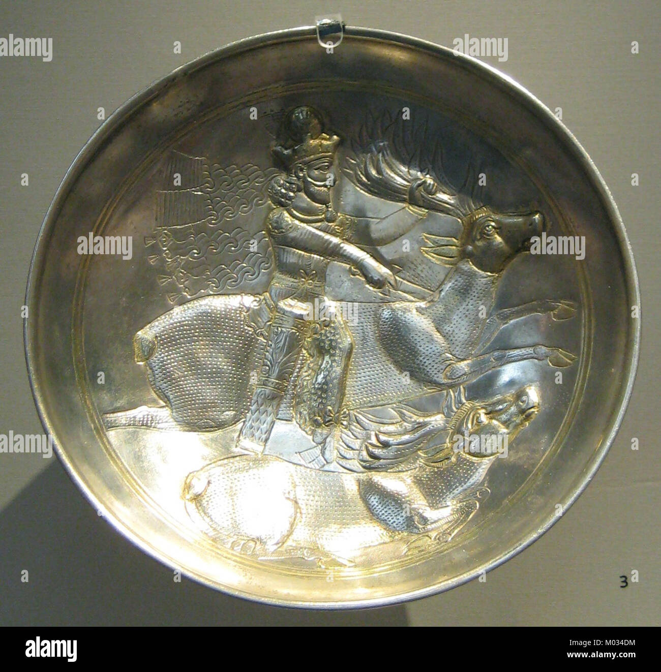 British Museum Shapur II Plate Stock Photo - Alamy