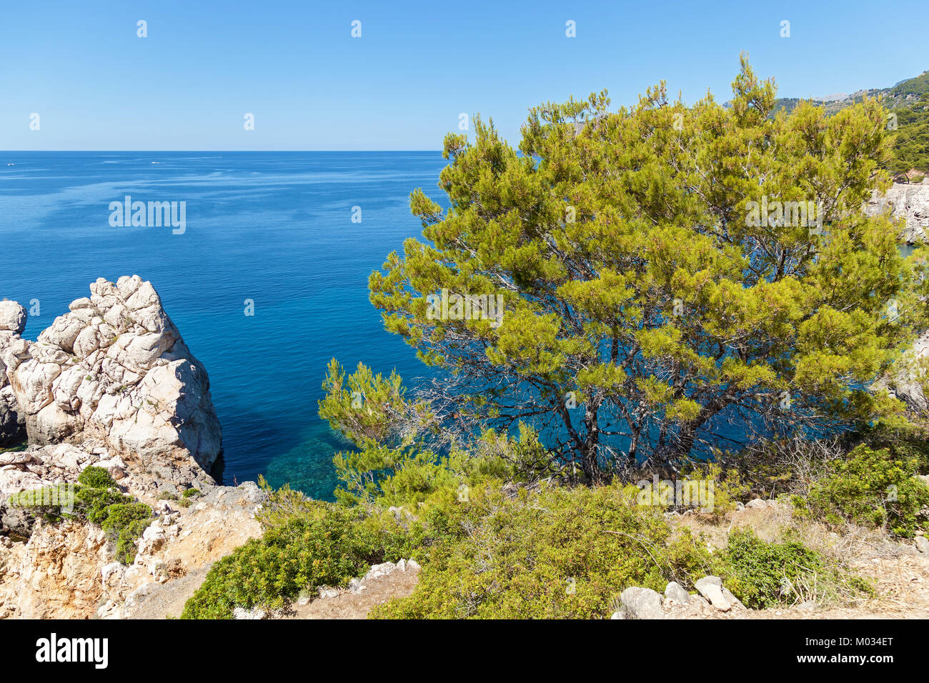 the sea on Palma de Mallorca Stock Photo - Alamy