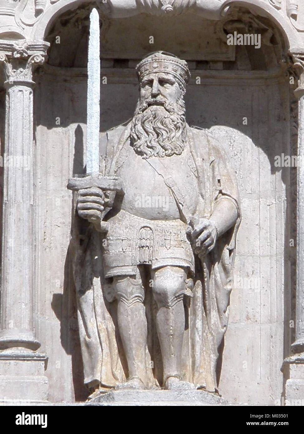 Burgos - Arco de Santa Maria - El Cid Stock Photo - Alamy