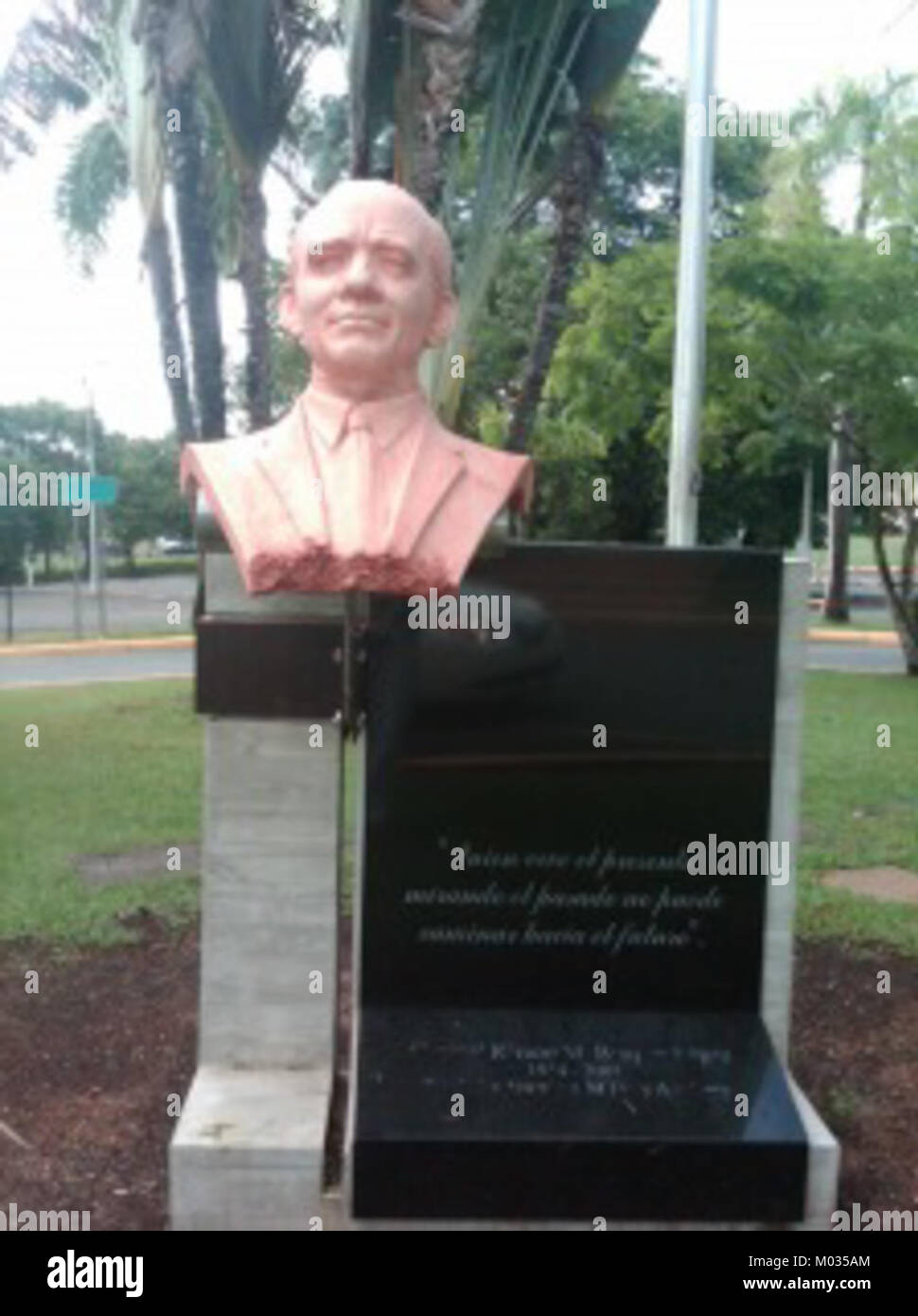 The Bust of Ramon Barquin is a sculptural representation of the ...