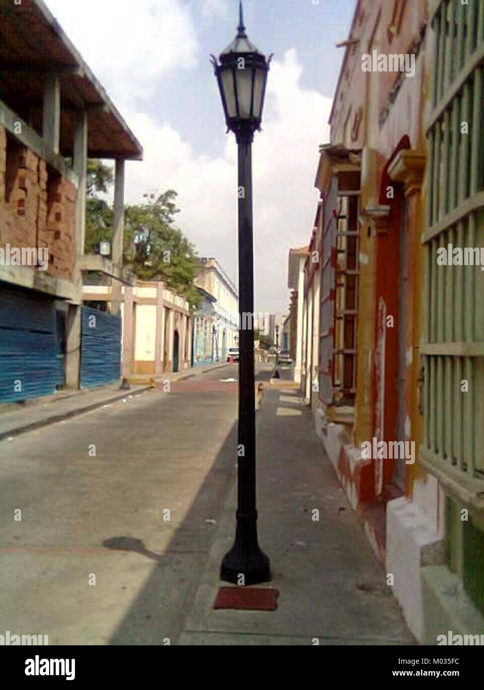 This image captures Calle Carabobo in the Saladillo district of ...