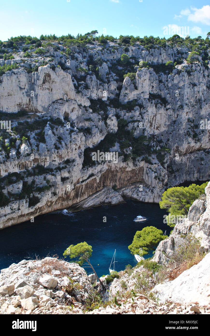 The Calanques, a series of rocky inlets located between Marseille and ...