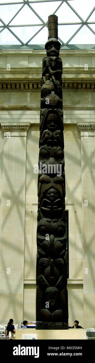 The British Museum's totem pole is a significant cultural artifact ...
