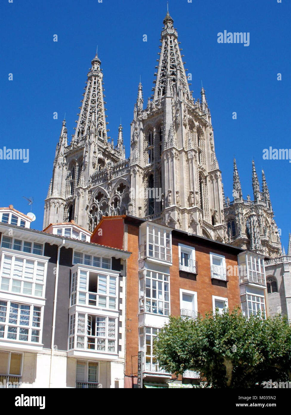The 1958 photograph of Burgos Cathedral captures the grandeur of this ...