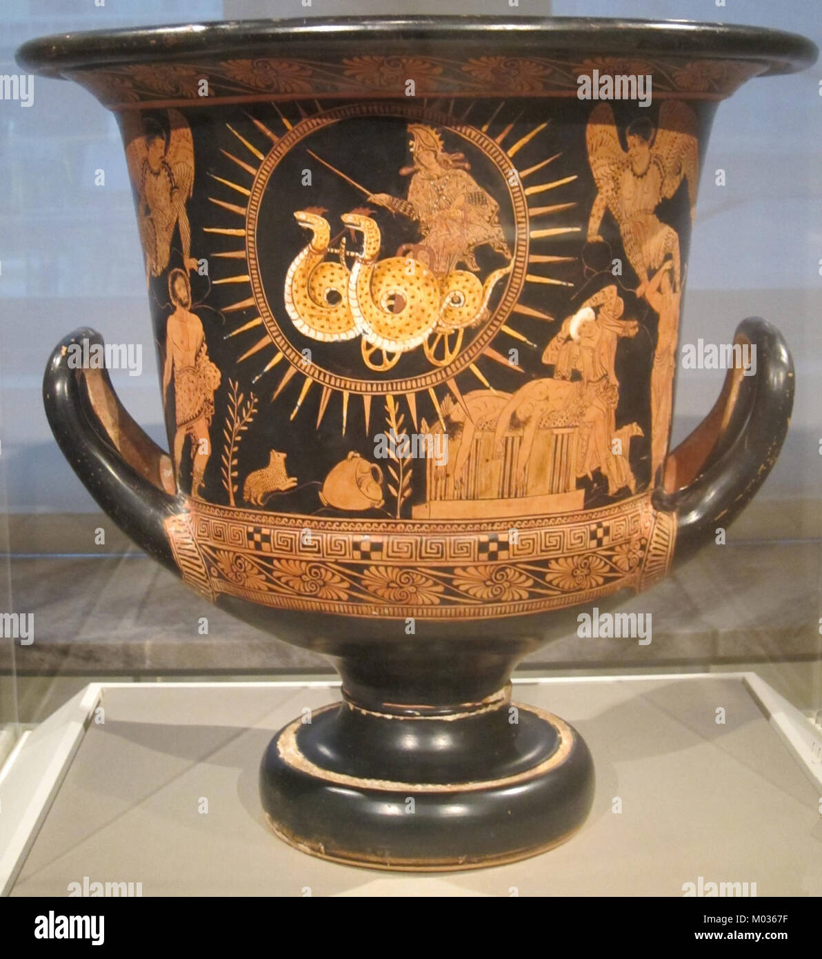 This Calyx-Krater, attributed to the Near the Policoro Painter, dates ...