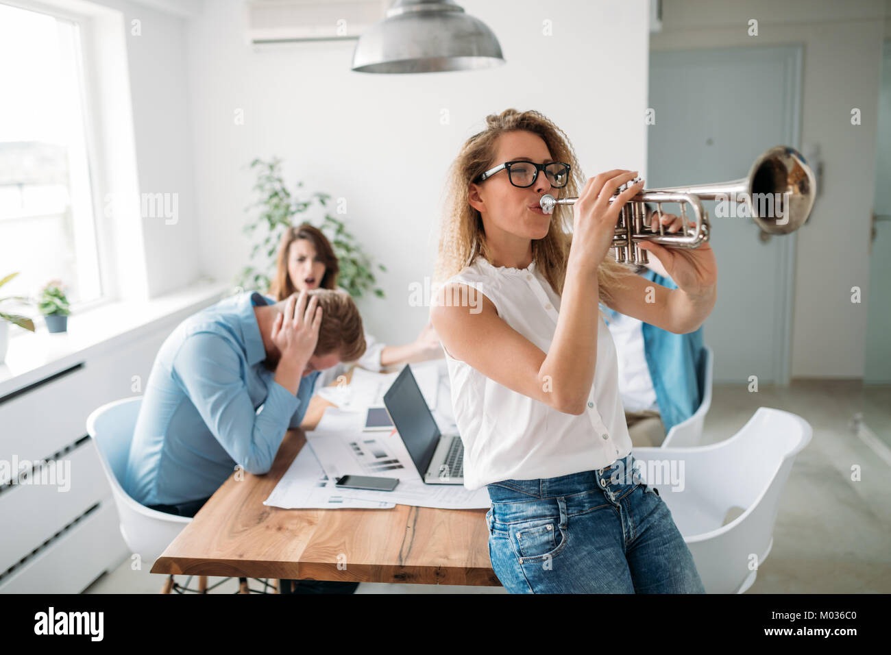 Business break rest and weekend concept with working hours ending Stock ...