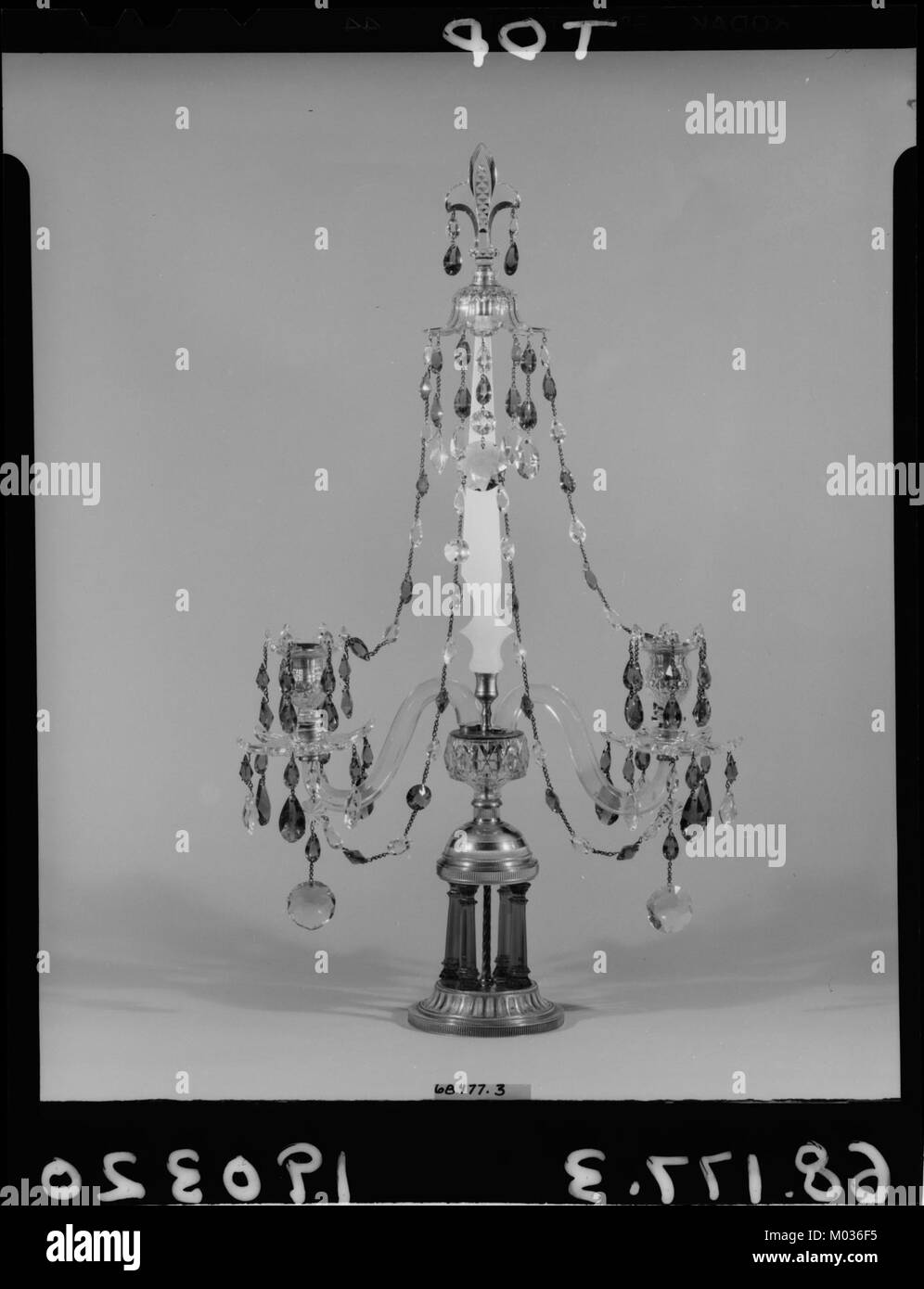 The candelabrum, cataloged under MET 19032015, is a historical lighting ...