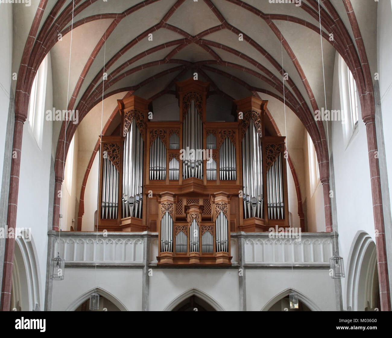 The St. Jakob Organ in Burghausen, Germany, is a notable historical ...