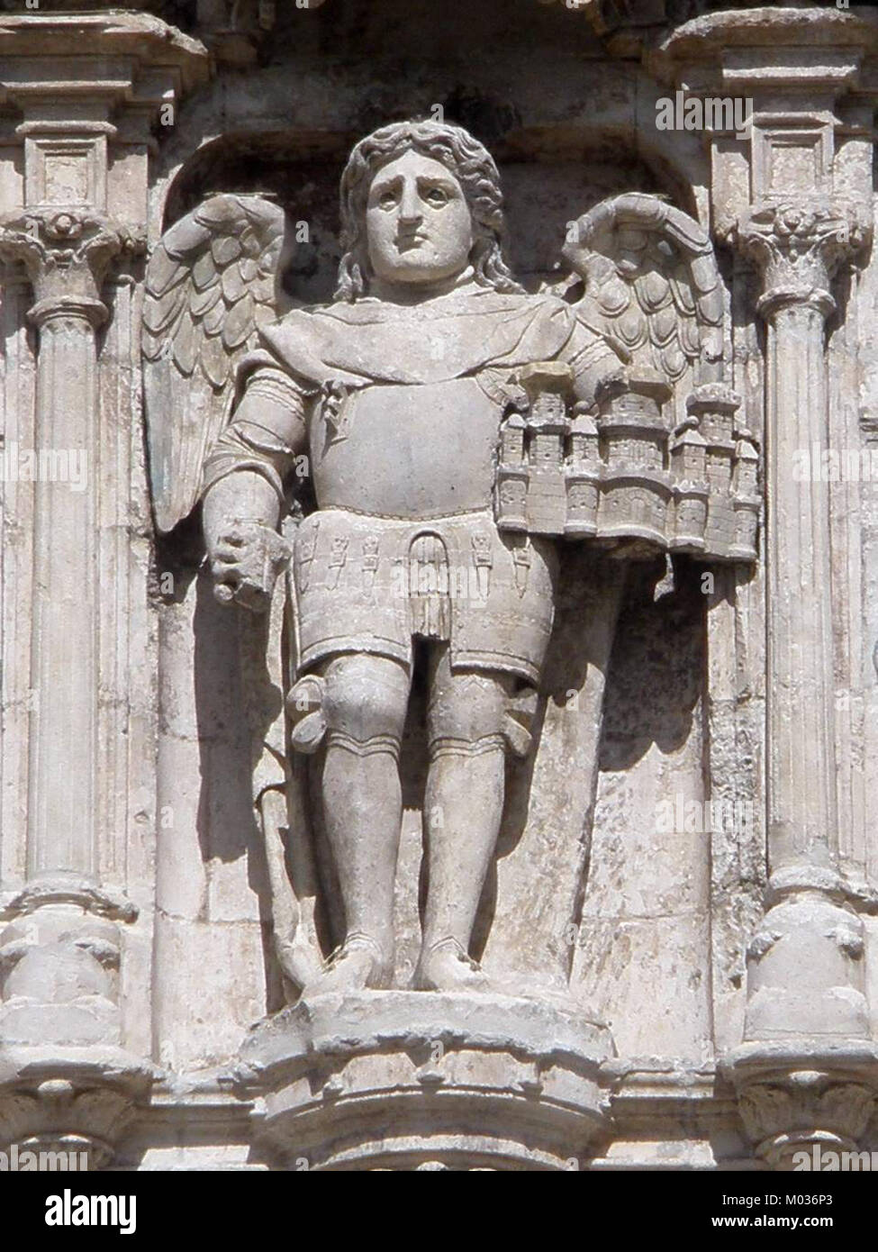 The Arco de Santa Maria in Burgos is an iconic historical monument ...
