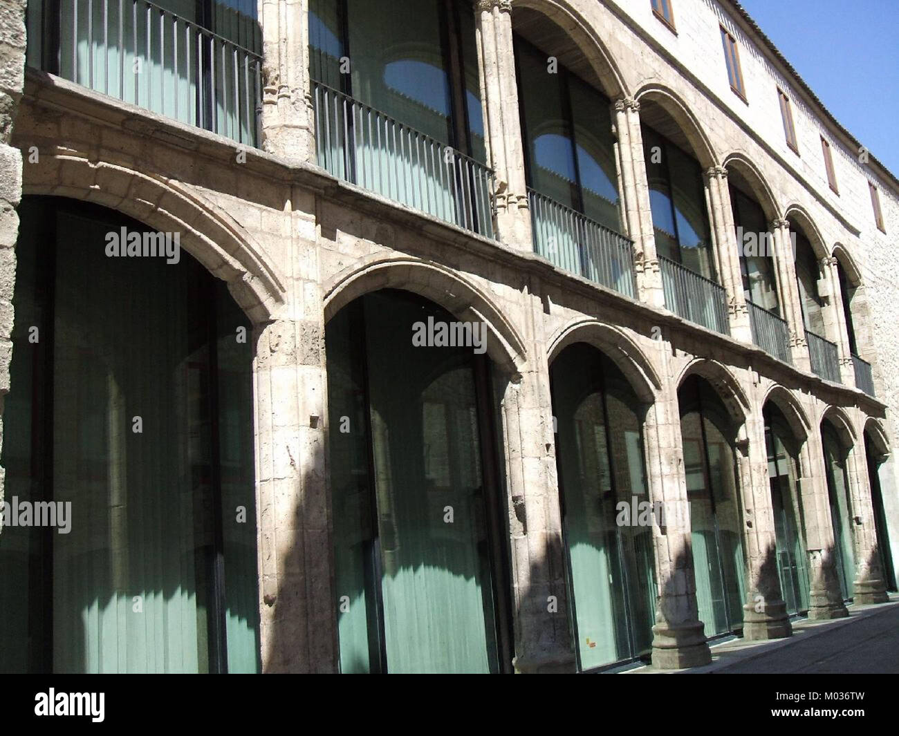 The Casa del Cordon in Burgos, Spain, is a historic building dating ...