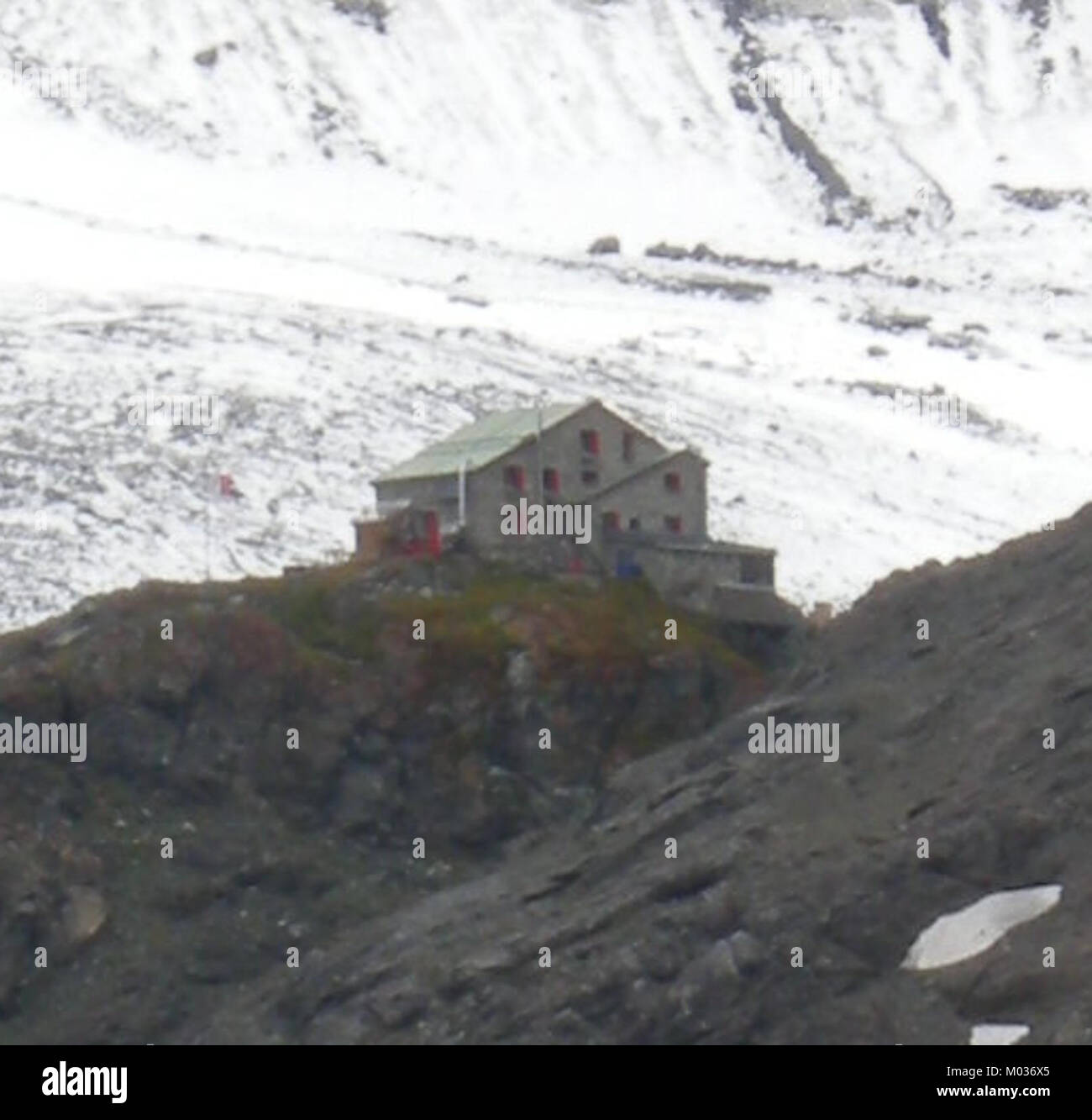 Cabane des Dix is a renowned mountain hut located in the Swiss Alps ...