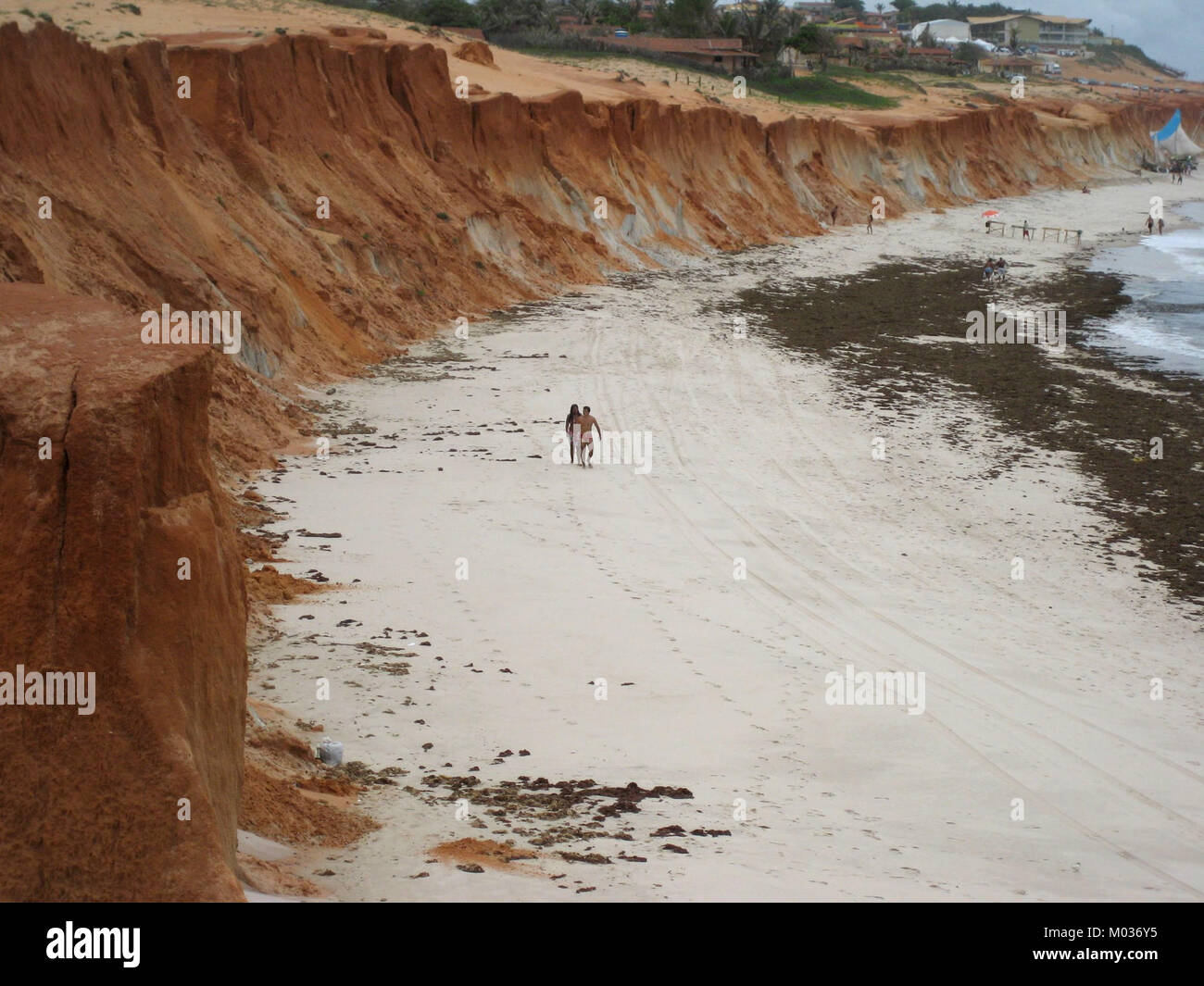 The Canoa Quebrada Cliff, located in Brazil, is a striking natural ...