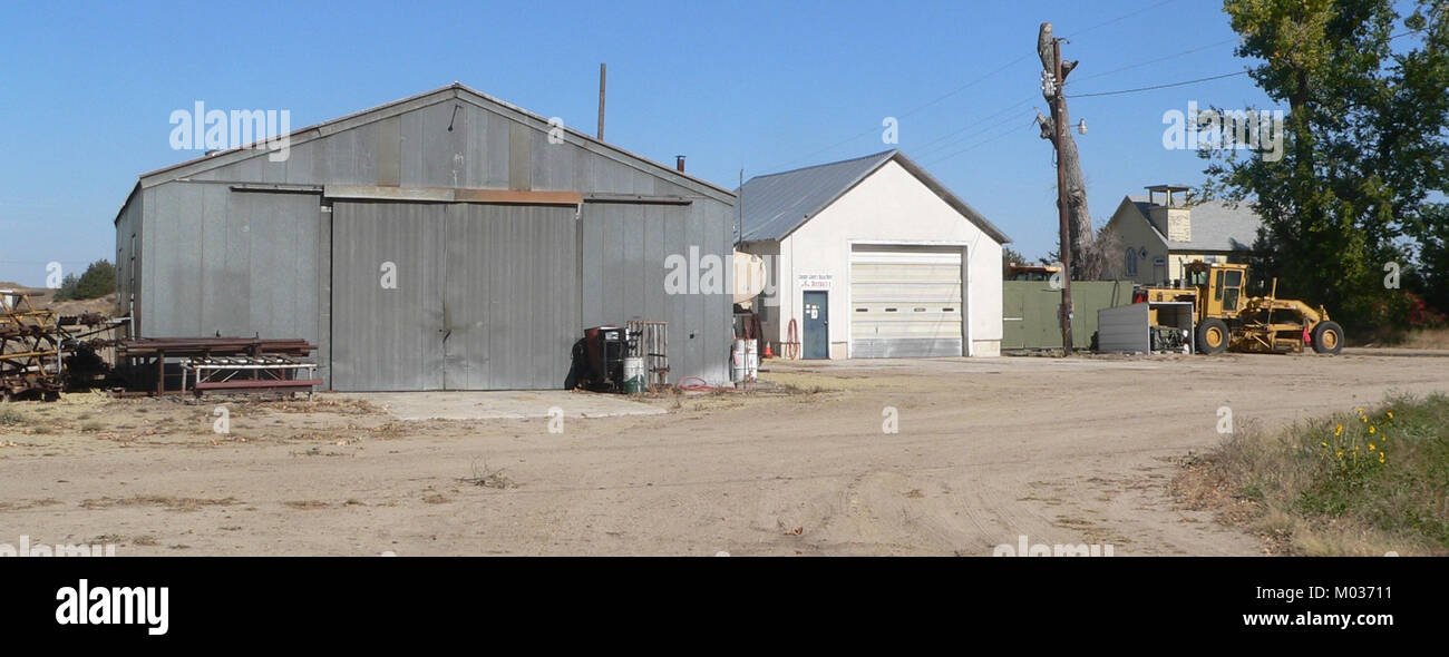 Brownlee, Nebraska Cherry Co Roads Dept Stock Photo - Alamy