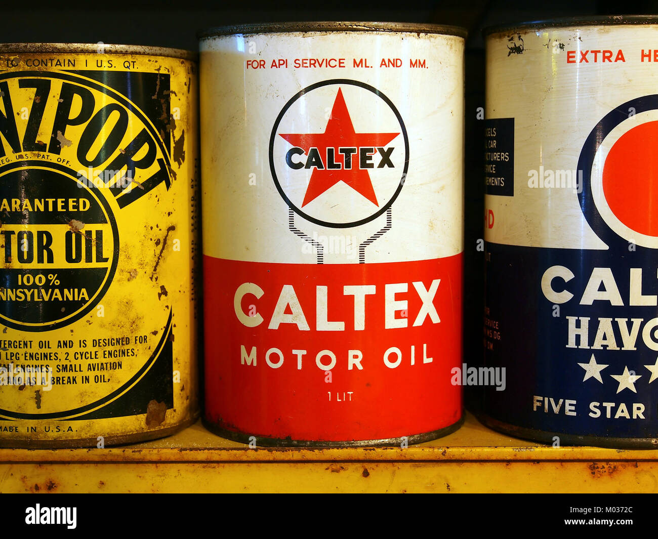 Old caltex hi-res stock photography and images - Alamy
