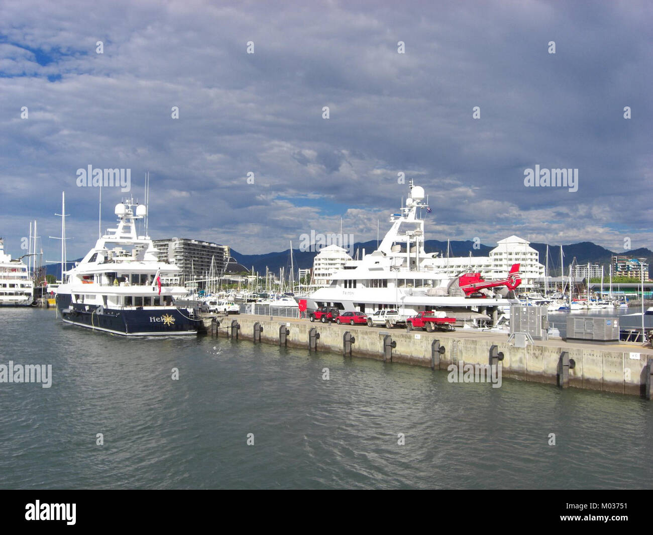 Cairns Harbour, located in Queensland, Australia, serves as a major ...
