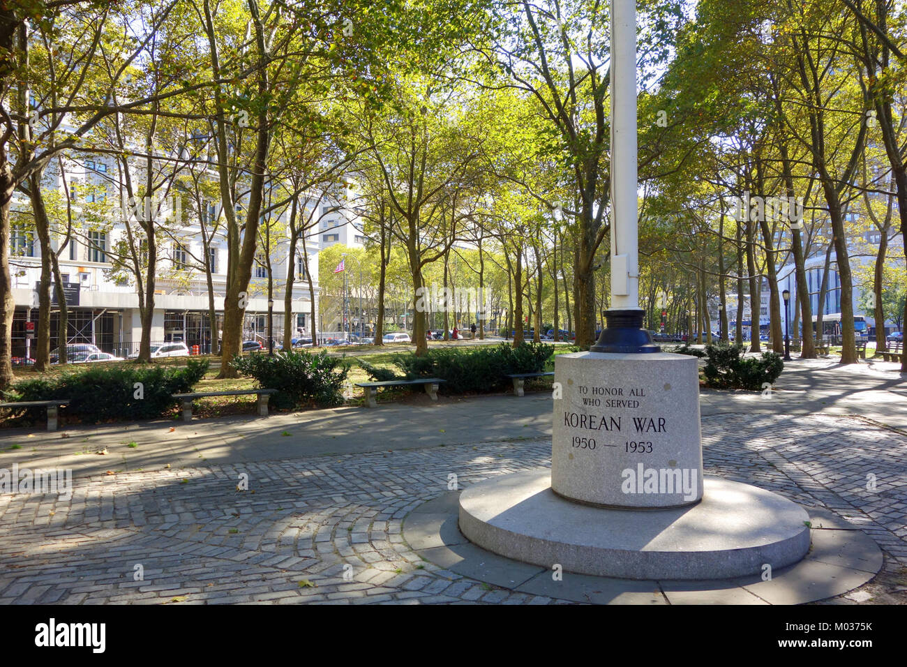 Brooklyn Korean War Veterans Plaza, located in Brooklyn, New York, is a ...