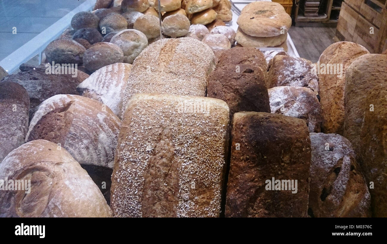 Bread is a staple food made from flour and water, commonly baked. It ...