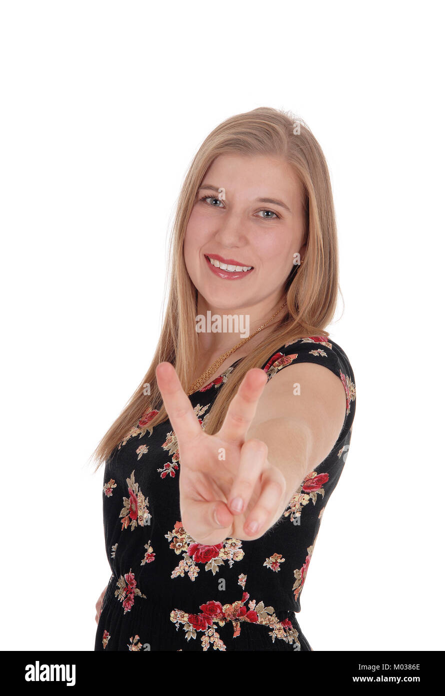 Closeup victory woman face hi-res stock photography and images - Alamy