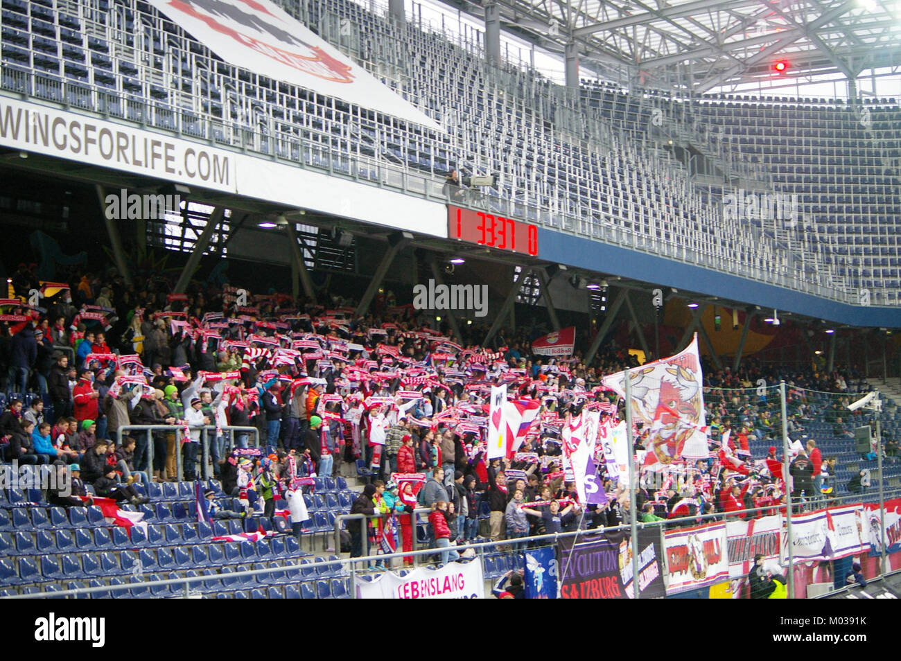 The Bundesliga match between FC Red Bull Salzburg and SC Wiener ...