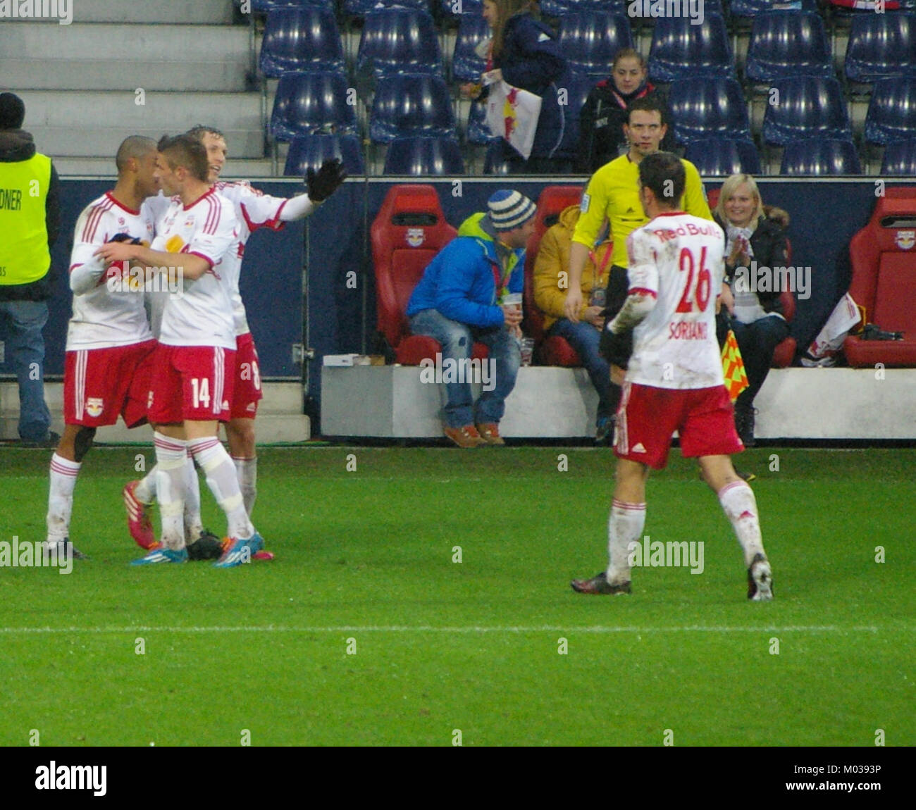 The Bundesliga match between FC Red Bull Salzburg and SC Wiener ...