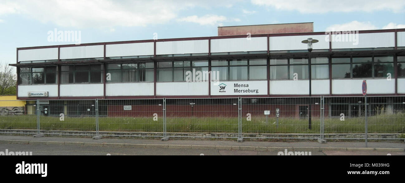 This image shows the Mensa (student cafeteria) at the Campus Merseburg ...