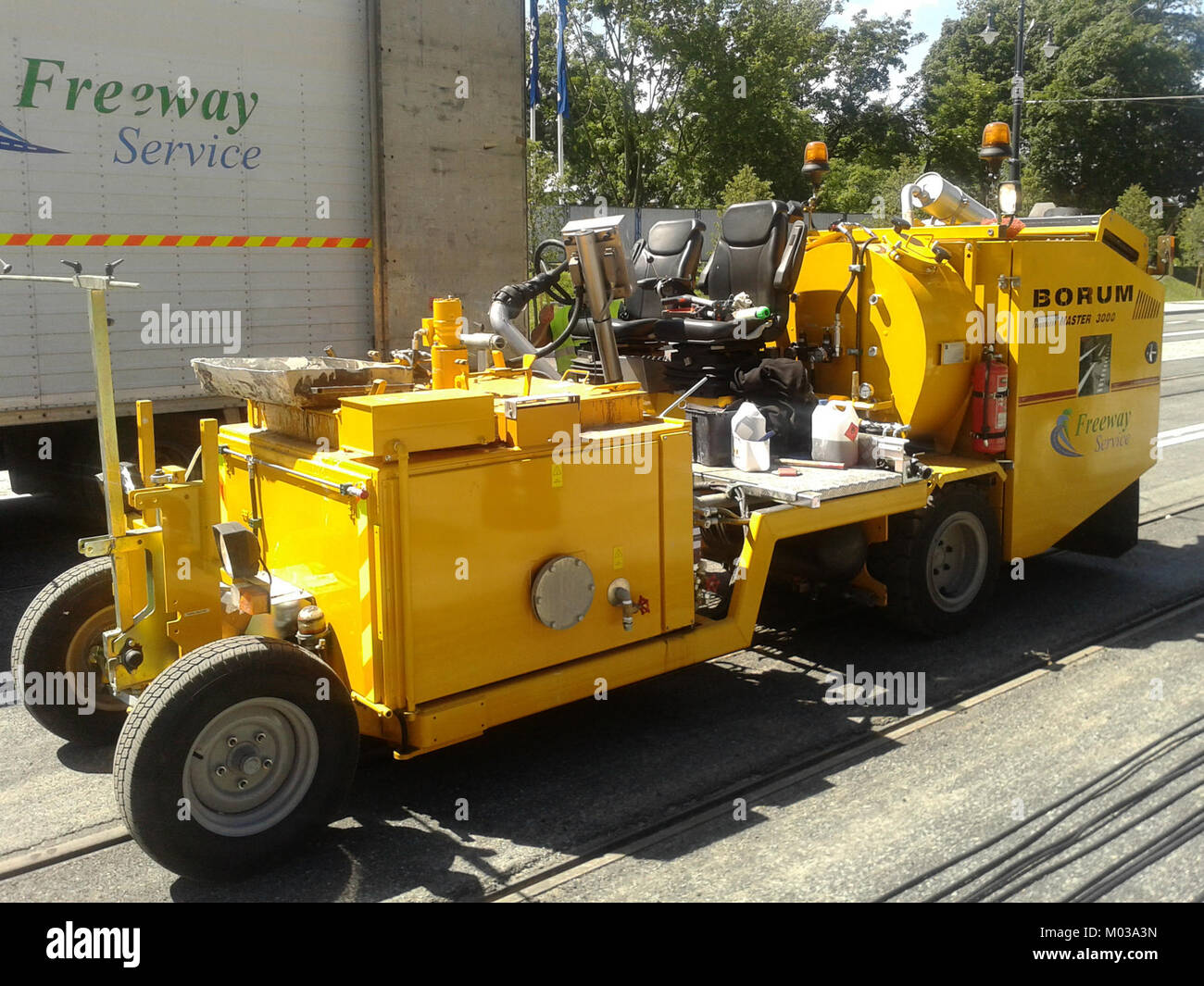 The title refers to a front view of the Borum Master 3000, likely a ...