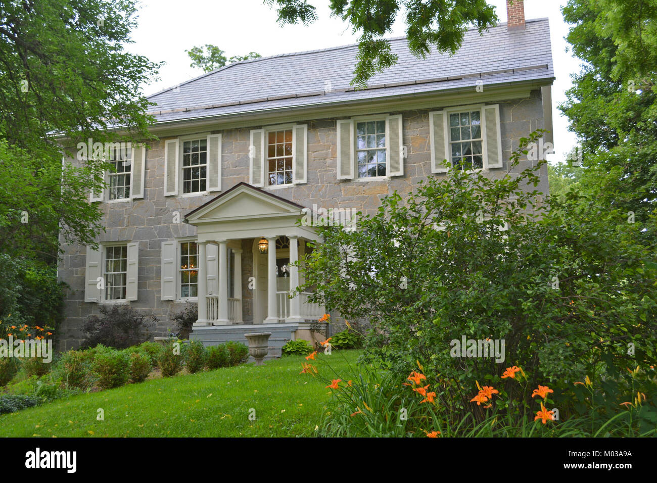 Brotherton Farm FrankCo Front flowers Stock Photo - Alamy