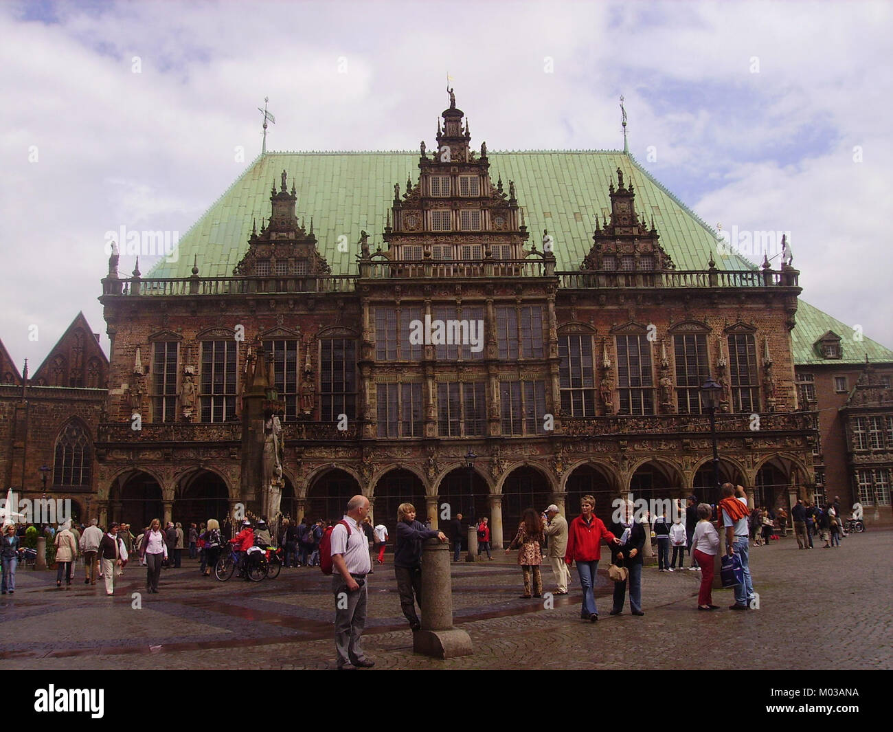 The Bremen Town Hall (Rathaus) in Bremen, Germany, is a UNESCO World ...