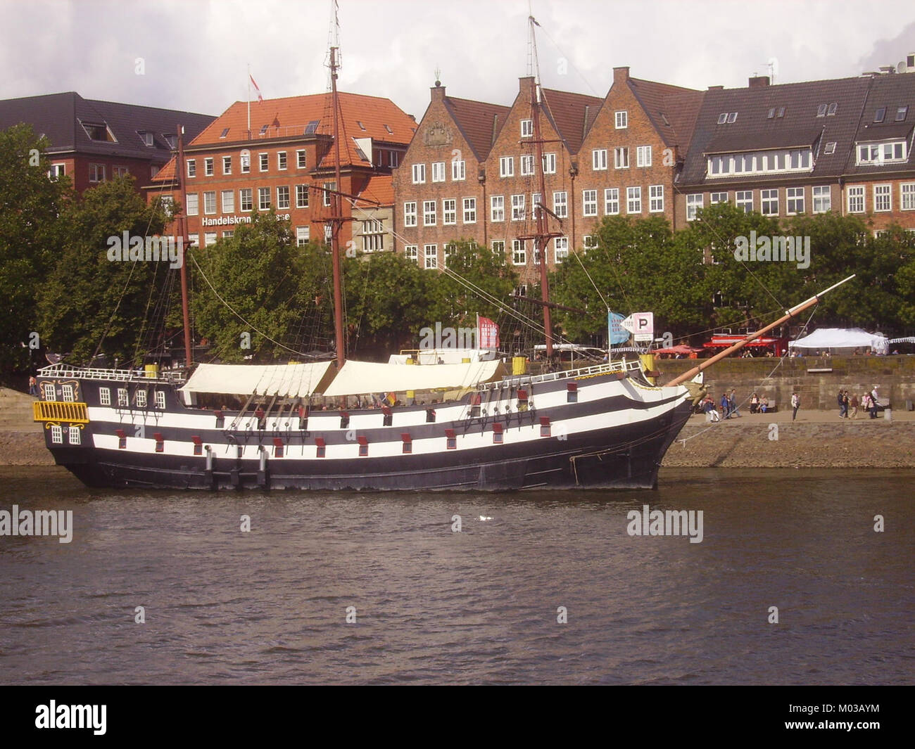 The Weserpanorama 2 is a modern structure in Bremen, Germany, known for ...