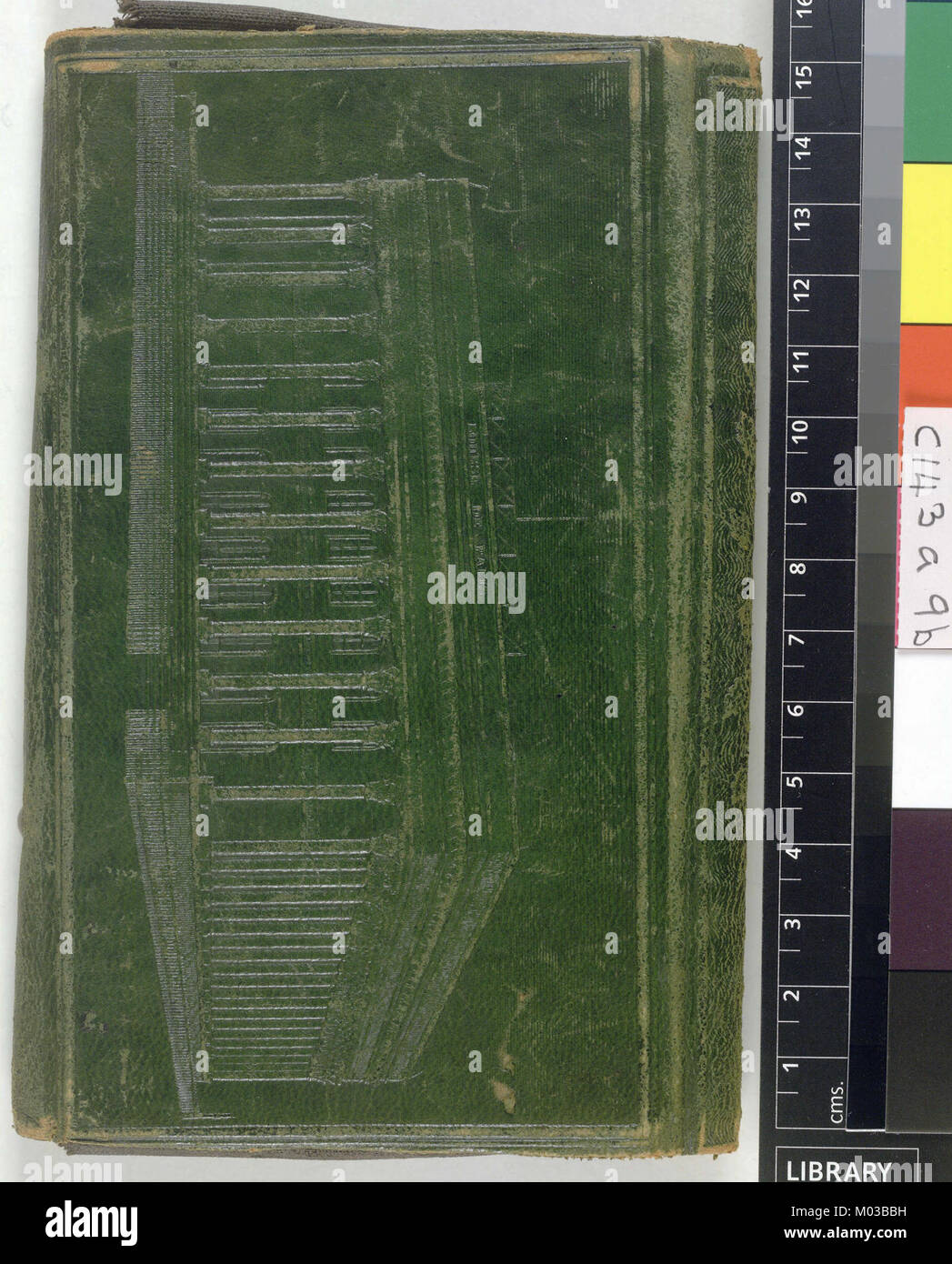 A lower cover of a calendar, likely depicting a design or artwork ...