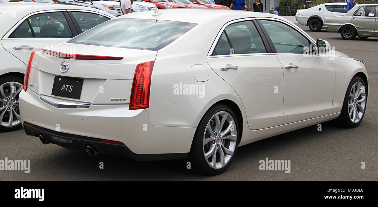 Cadillac ATS rear view Stock Photo - Alamy