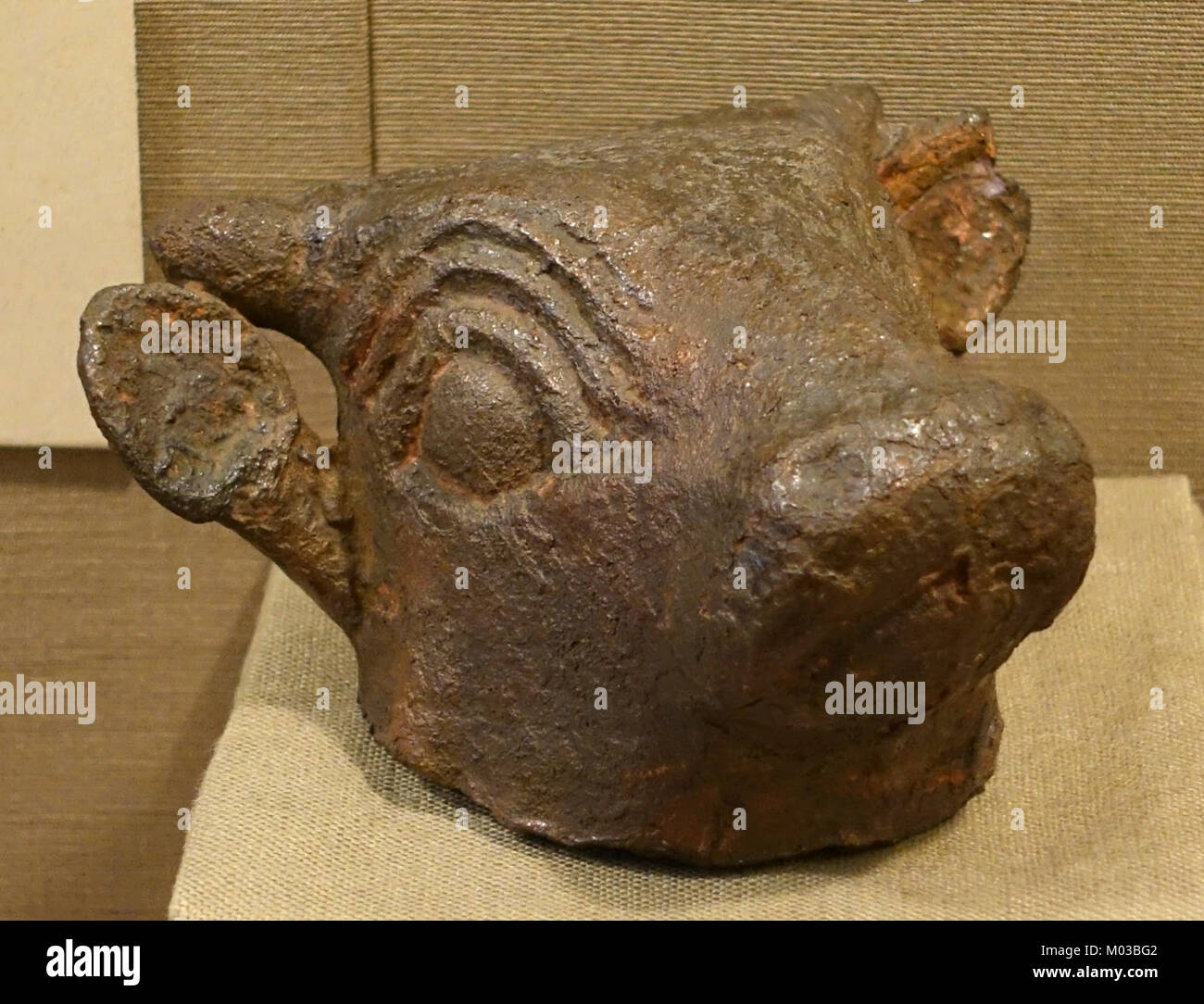 Bull's head, Iraq, bronze - Oriental Institute Museum, University of ...