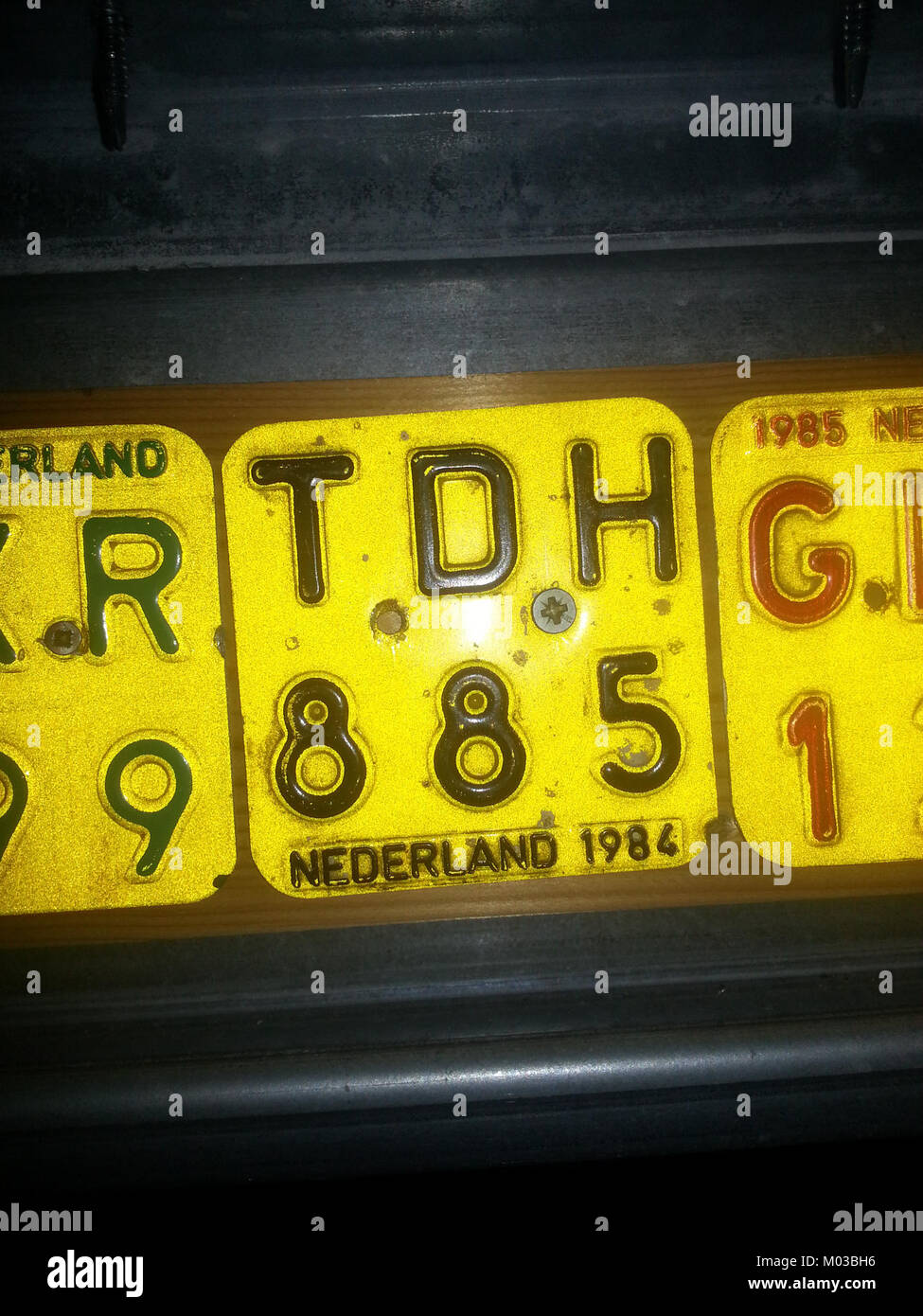 The Bromfietsplaatje from 1984 is a historical item related to the use ...