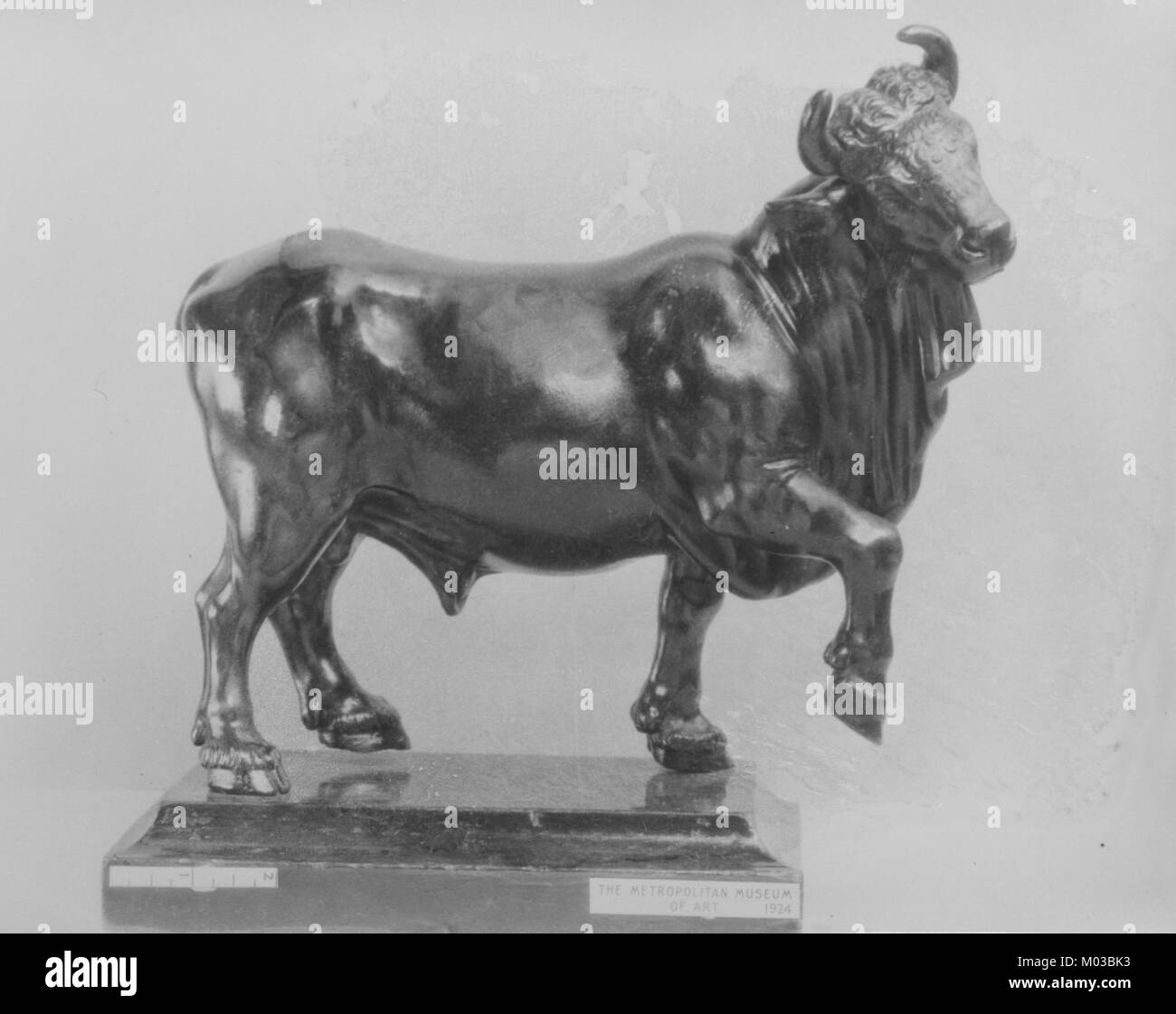 This object, cataloged as MET 58717, refers to a bull in the collection ...