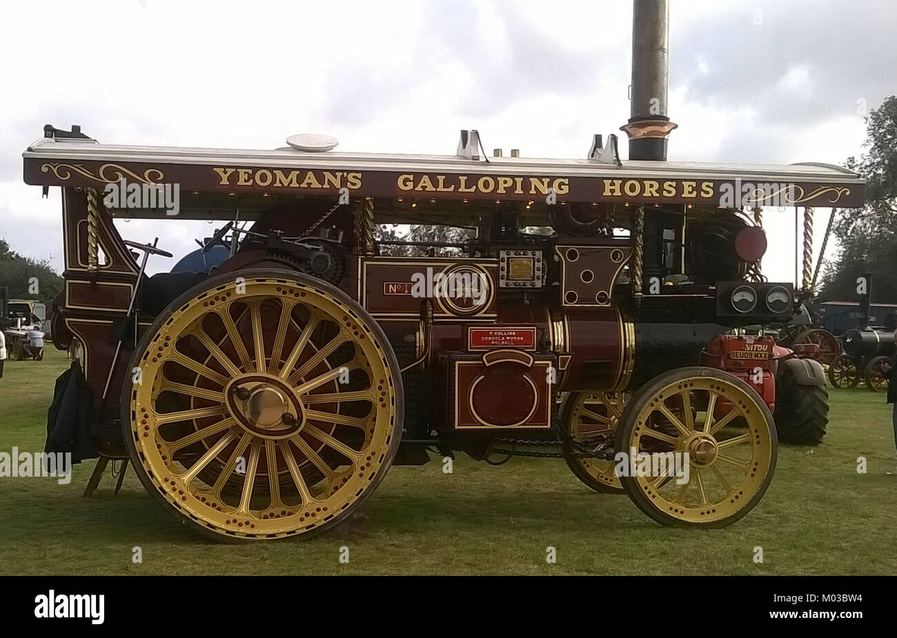 The Burrell showman's engine, cataloged under the number 15446255482 ...
