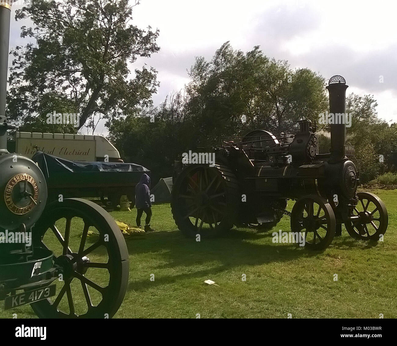 The Burrell traction engine 'Black Bess' is a historical steam-powered ...