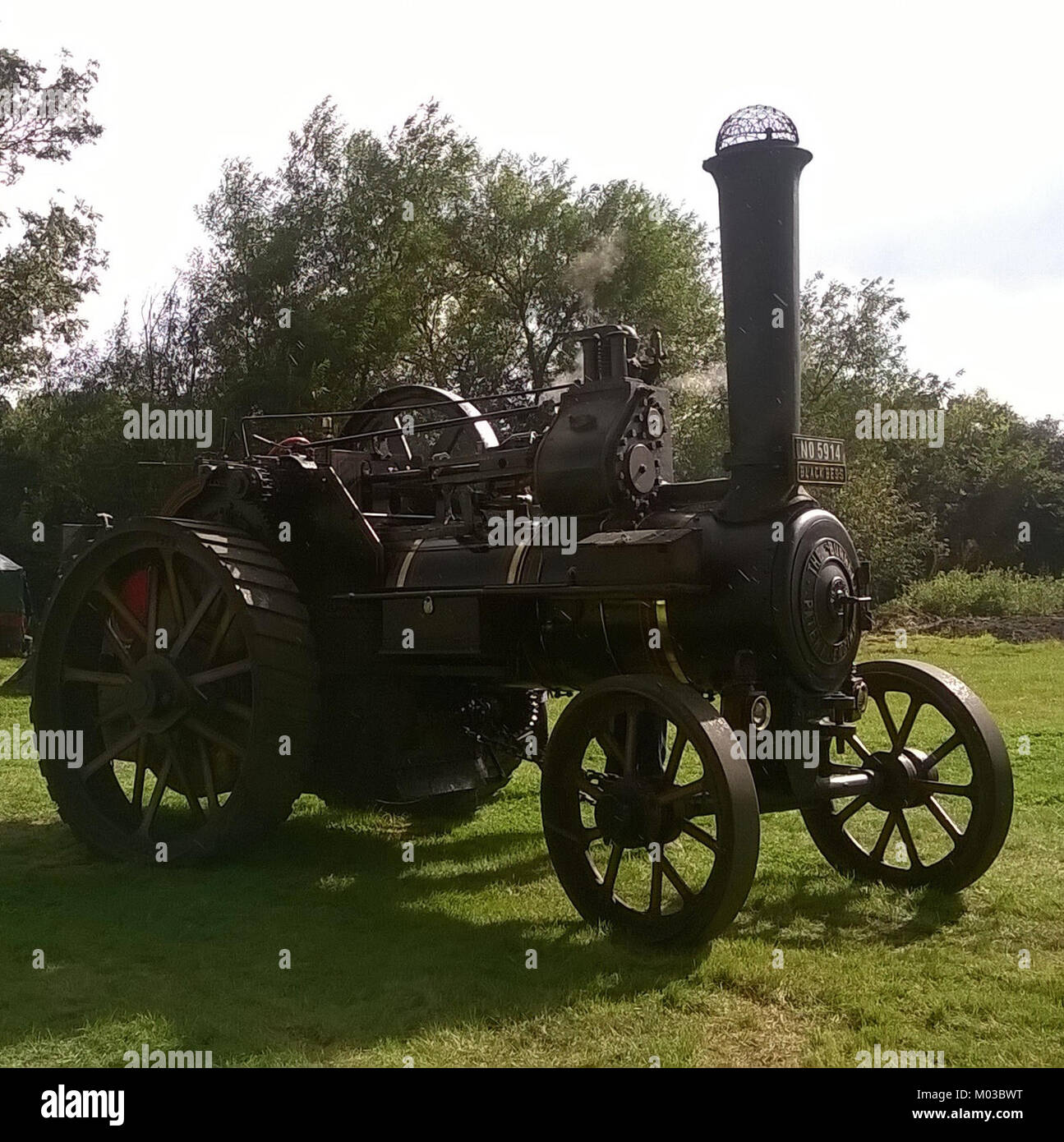 The Burrell traction engine 'Black Bess' is a historical steam-powered ...