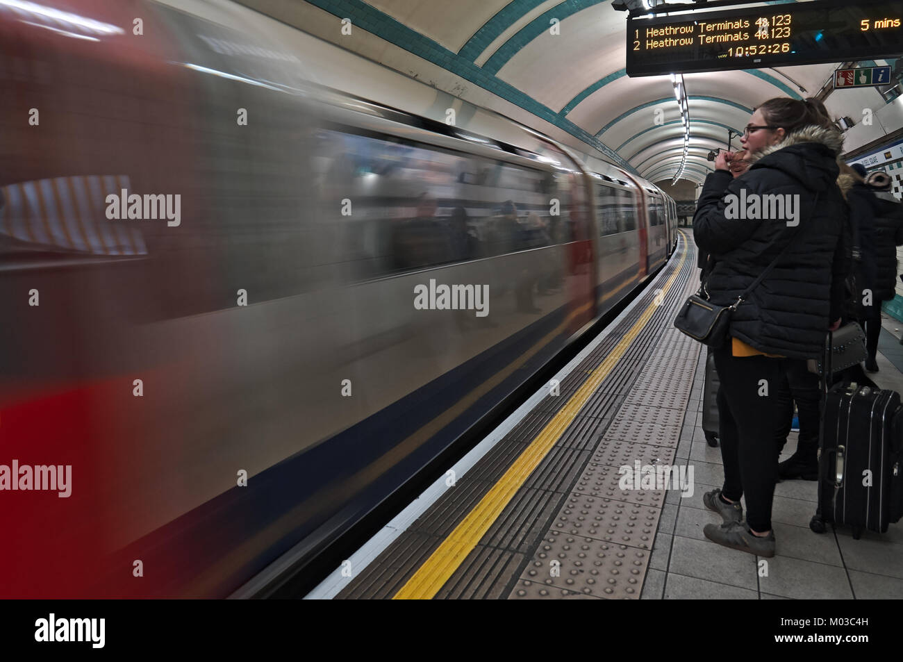 Tube station in London Stock Photo - Alamy