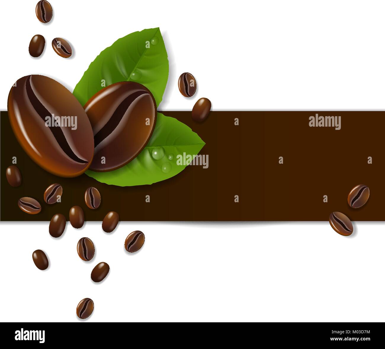 Heap coffee beans Stock Vector Images - Alamy